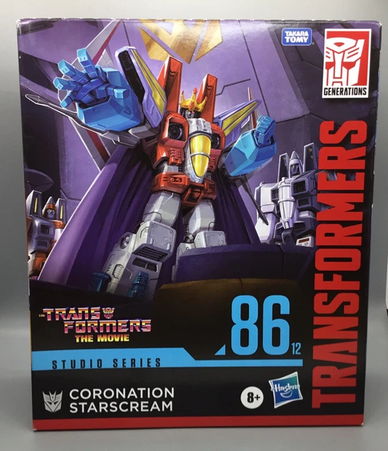 TRANSFORMERS STUDIO SERIES The Movie Coronation Starscream 86-12 (Used ...