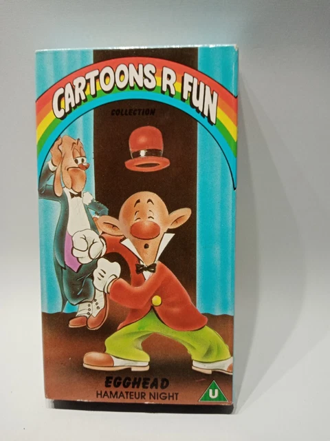 CARTOONS R FUN Collection Egghead Hamateur Night VHS Video Zone 1989/90 ...