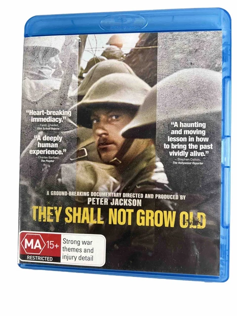 THEY SHALL NOT Grow Old (War Documentary) Region B Blu-Ray Free Postage ...