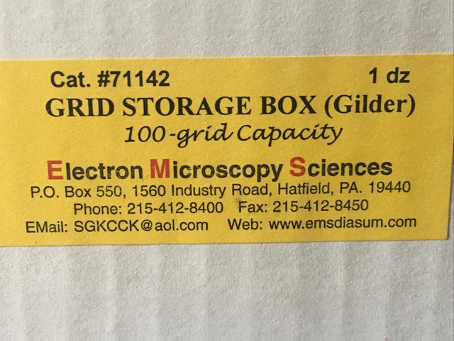 7 BOXES 100-GRID Storage Box Electron Microscope Microscopy Sciences ...