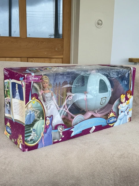 DISNEY PRINCESS DOLL Cinderella Pumpkin Carriage Simba Rare Vintage Set ...