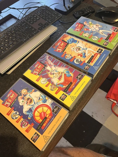 EARTHWORM JIM VHS Complete Collection 1995 £74.93 - PicClick UK