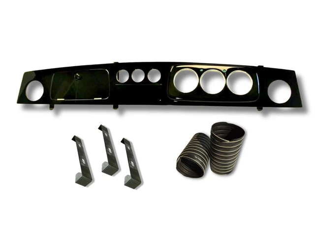 CLASSIC MINI DASHBOARD , Brackets, Vent, Black RHD 3 + 3 | Made to ...