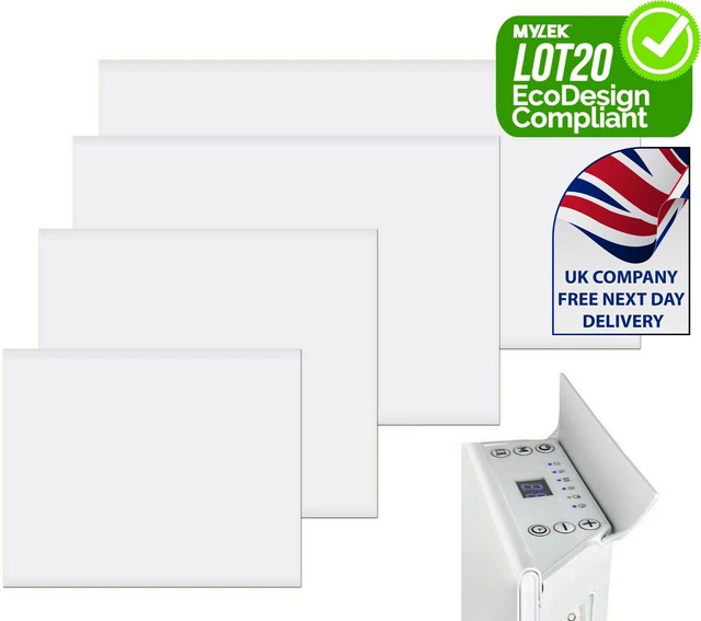 MYLEK PANEL HEATER Electric Ultra Slim Space Radiator Wall Mounted ECO ...