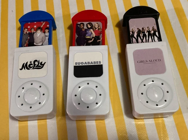 MCDONALDS MUSIC PLAYER Box 2008 McFly Sugababes GirlsAloud Happy Meal ...