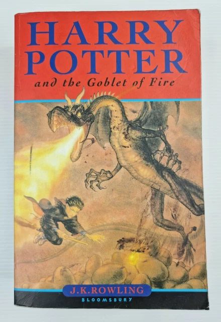 HARRY POTTER AND the Goblet of Fire Book Novel JK Rowling Paperback ...