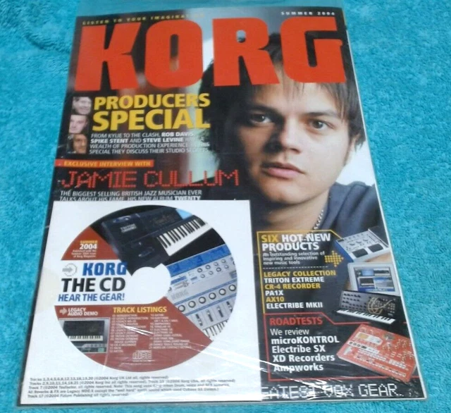 KORG MUSIC PRODUCTION Magazine ,Summer 2004 - With CD +Jamie Cullum £9. ...