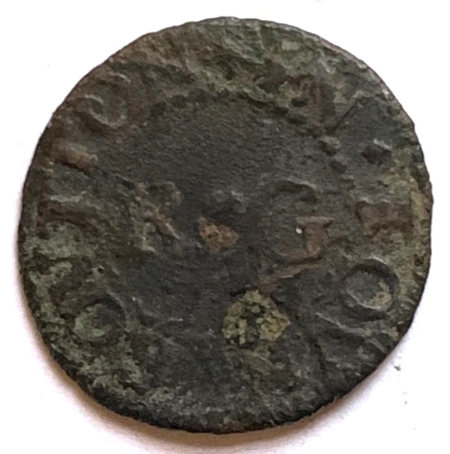 SUTTON VALENCE (TOWN Sutton), Kent, RG at The Kings Head farthing token ...