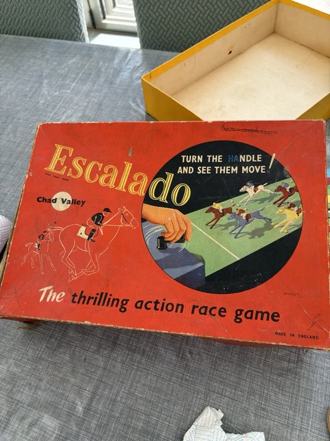 VINTAGE ESCALADO CHAD Valley Horse Racing Board Game 1950s £16.97 ...