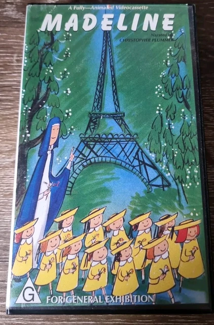 MADELINE VHS VIDEO Tape Christopher Plumber Animated Children's Movie ...