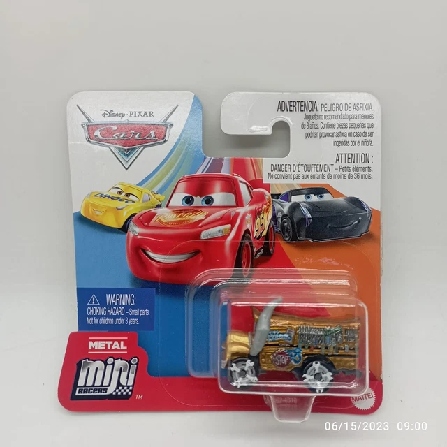 DISNEY PIXAR CARS Mini Racers Miss Fritter Gold Chrome Metallic $24.00 ...