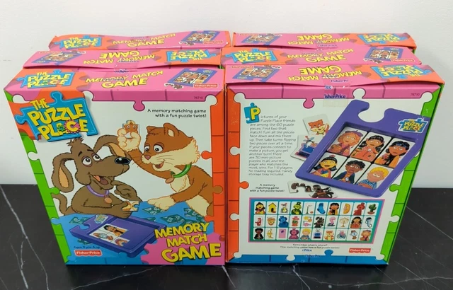 LOT OF 6 - Fisher Price 1995 The Puzzle Place Memory Match Game PBS 90s ...