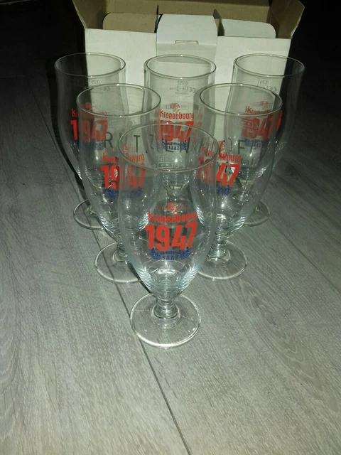 VERRE A BIERE kronenbourg 1947 25cl boîte de6 EUR 12,90 - PicClick FR