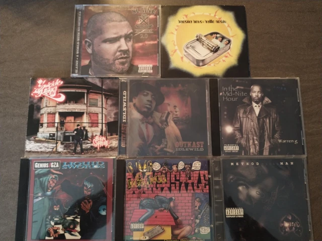 LOT DE CD Hip Hop Rap Method Man Snoop Dogg Slaine Outcast I Cube Ice T ...