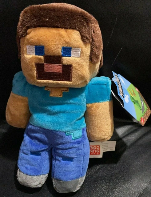 MINECRAFT STEVE PLUSH Mojang Mattel 9” NWT Stuffed Animal Jinx New with ...
