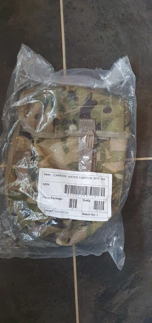 NEW BRITISH ARMY Issue MTP Multicam PLCE IRR Water Bottle Carrier Pouch ...