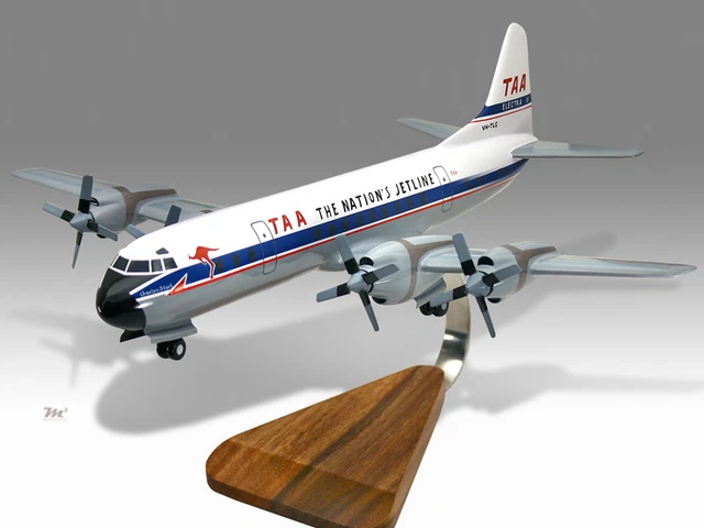 LOCKHEED ELECTRA L-188 Trans Australian Airway Replica Airplane Desktop ...