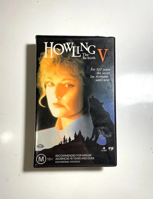 THE HOWLING V The Rebirth VHS Tape 1989 Cult Horror Gore Werewolf Aus ...