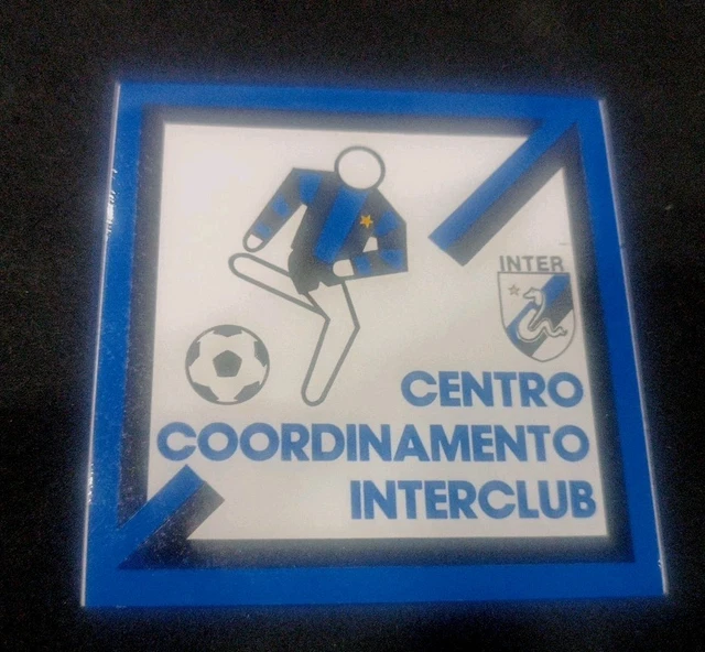 ADESIVO STICKER DISTINTIVO Stemma Crest Inter Club Milano Centro ...