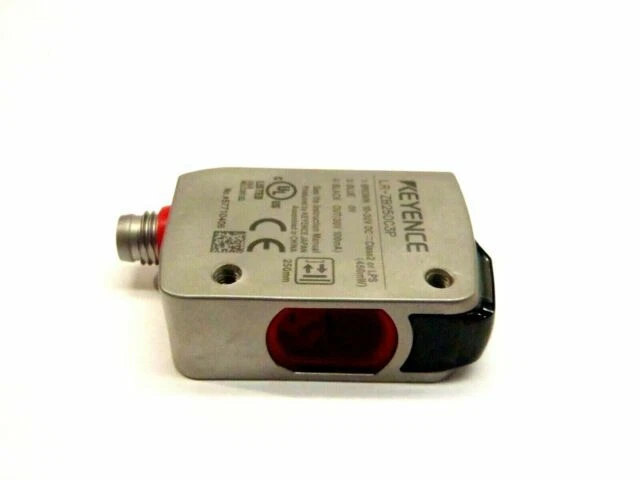 KEYENCE LR-ZB250C3P SELF-CONTAINED CMOS Laser Sensor with 3-pin M8 ...