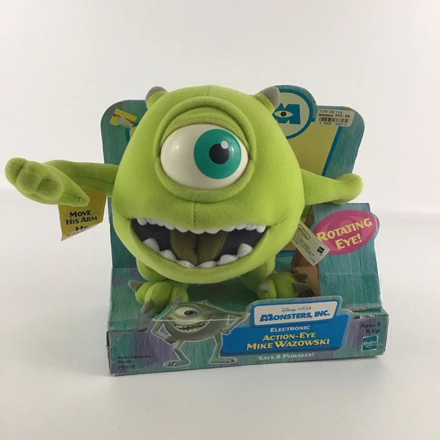 NEW DISNEY MONSTERS Inc Electronic Action Eye Mike Wazowski Plush ...