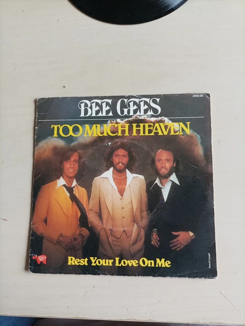 DISQUE VINYLE 45 Tours Bee Gees " Too Much Heaven" EUR 1,00 - PicClick FR