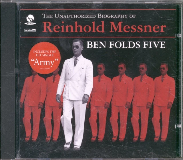 BEN FOLDS FIVE UNAUTHORIZED BIOGRAPHY OF REINHOLD MESSNER CD 11 track ...