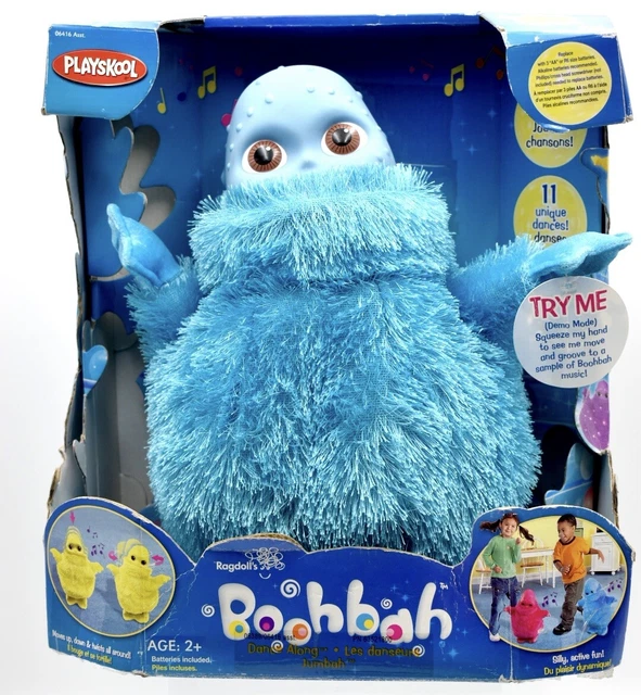 2004 RAGDOLL BLUE Boohbah JUMBAH 13" Dance Along Stuffed Plush Toy ...