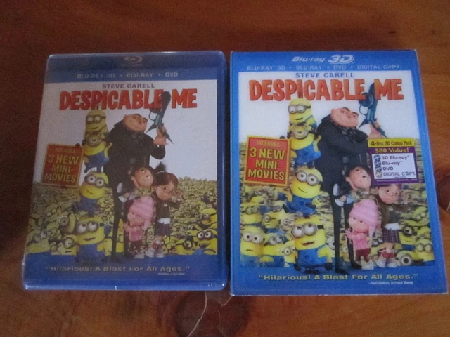 DVD BLU-RAY 3D Despicable Me Lenticular Cover New Sealed Great ...