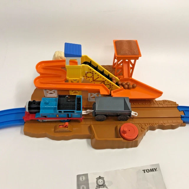 TOMY THOMAS TRACKMASTER SODOR QUARRY LOADER 7544 plus extra track £29. ...