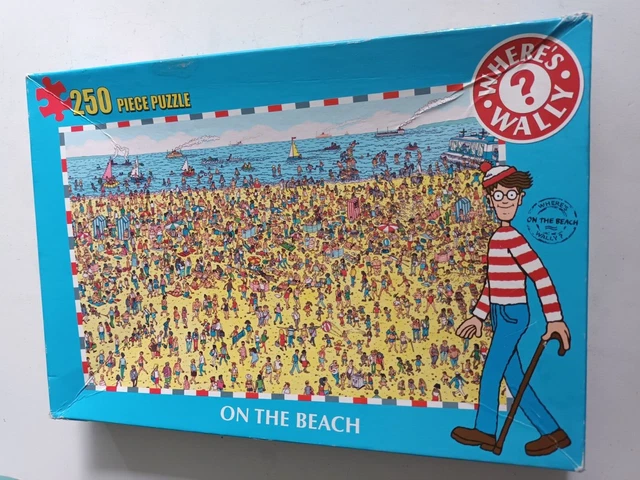 & WHERES WALLY " Junior On The Beach 250 Piece Jigsaw £3.50 - PicClick UK