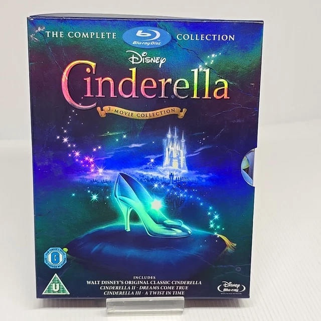 CINDERELLA TRILOGY (BLU-RAY, 1950/2002/2007) Disney 3-Movie $19.81 ...