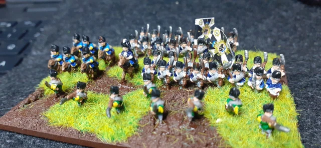 6MM PAINTED NAPOLEONIC Prussian mixed infantry brigade for Blucher ...