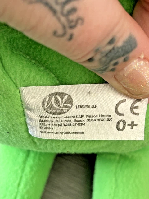 WHITEHOUSE LEISURE THE Muppets Kermit The Frog Plush Soft Toy Disney ...