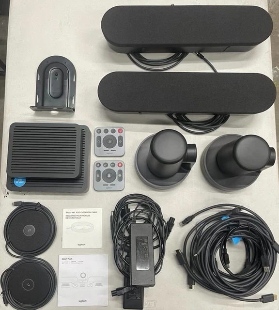 LOGITECH RALLY PLUS Video Conference Equipment Bundle - Only Used Once ...