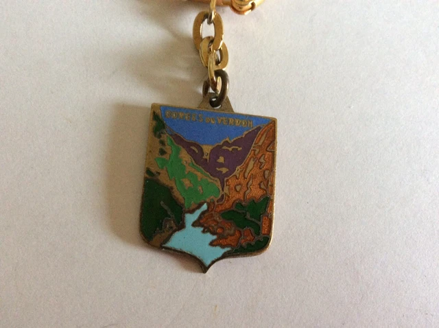 PORTE CLEFS ÉMAILLÉ Les Gorges Du Verdon -blason - Ville - Keychain EUR ...