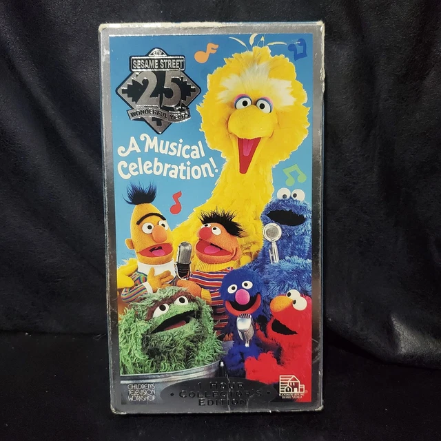 SESAME STREET'S 25TH Birthday: A Musical Celebration (VHS, 1993) $7.38 ...