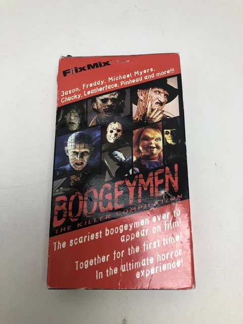 BOOGEYMEN - THE Killer Compilation (VHS, 2001) Freddy Jason Slasher ...