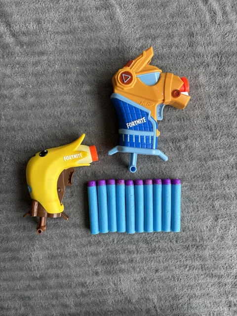 NERF X FORTNITE Micro Peely Banana Blaster Pistol Gun £8.00 - PicClick UK