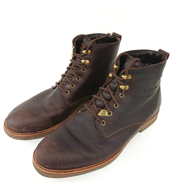 PANAMA JACK MEN'S Brown Leather Glasgow GTX C2 Classic Ankle Boots UK 8 ...