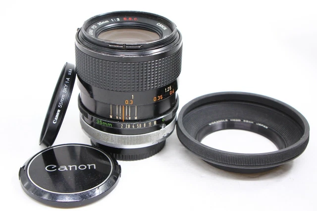 CANON 35/2 35MM F2 Ssc "O" Breech Lock Bl Fd Lentille Concave Gratuit 3 ...