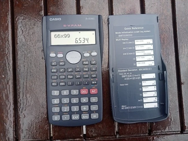 CASIO FX-83MS SCIENTIFIC Calculator tested working with battery £4.00 ...