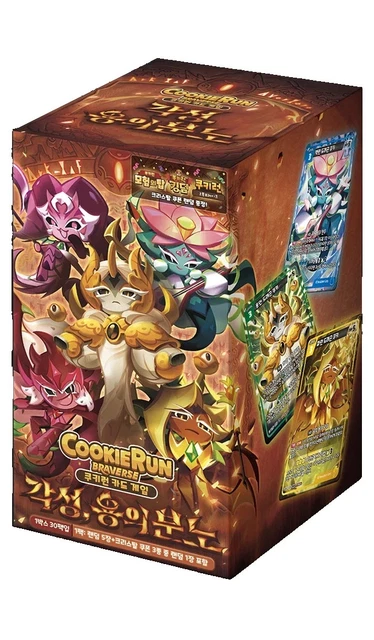 COOKIE RUN BRAVERSE Arousal, Rage of Dragon Booster Pack Box Vol.5 ...