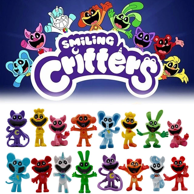 SMILING CRITTERS ACTION Figures Catnap Dog Day Hoppy Hopscotch Toys ...