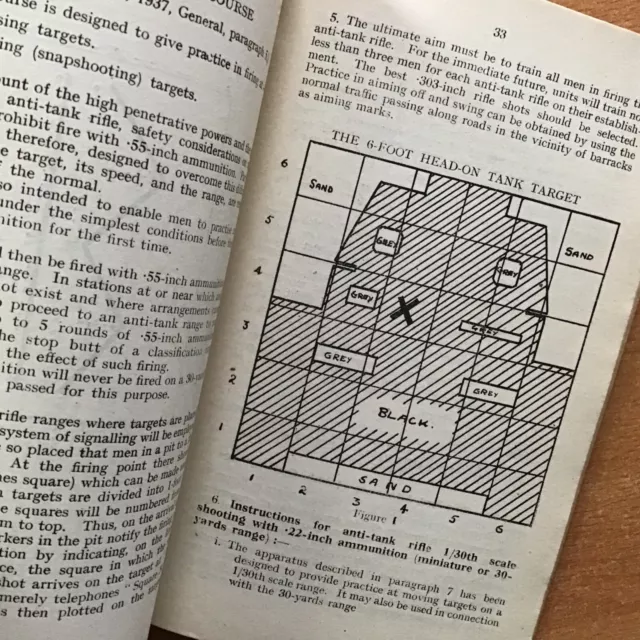 ORIGINAL WWII BRITISH ARMY S.A.T. PAMPHLET No.18, RANGE COURSES (WAR ...