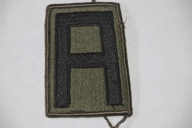 ORIGINAL POST WW2 Us Military Cloth Patch 1St Army Subdued £5.00 ...