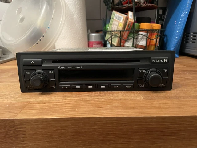 GENUINE AUDI TT Mk1 Concert CD Player*Radio*Headunit*BOSE*Stereo*CODE*A2*MINT* £119.95 - PicClick UK