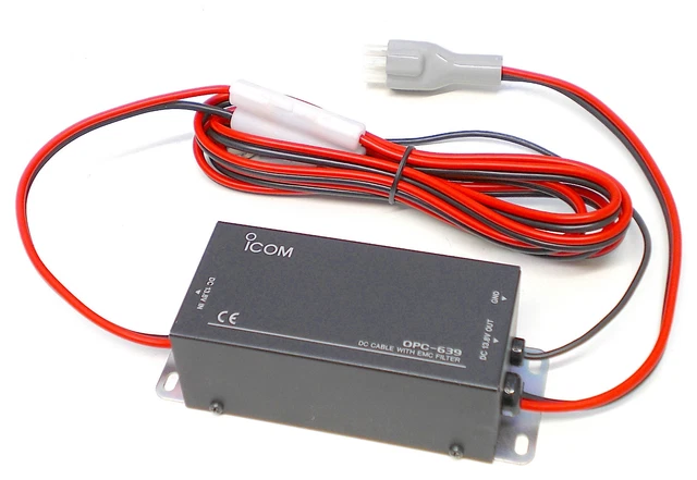 ICOM OPC-639, EMC Filtered Dc Power Cable (6 Pin) £54.95 - PicClick UK