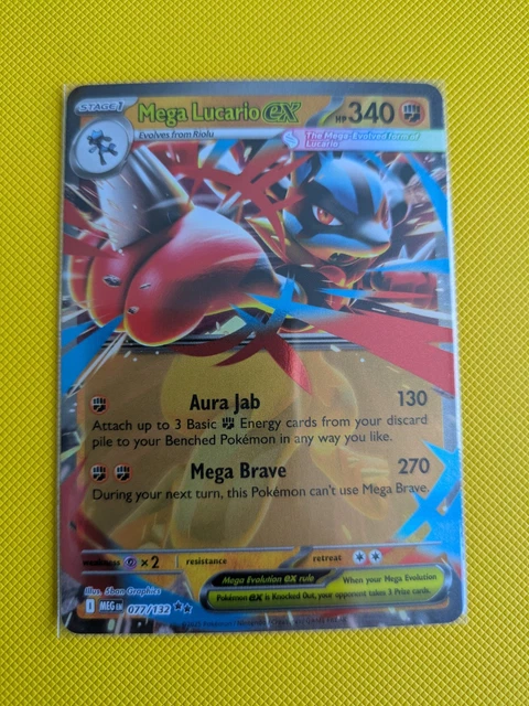 MEGA EVOLUTION EX Bundle Inc. Mega Lucario Ex 077/132 Mega Gardevoir Ex ...
