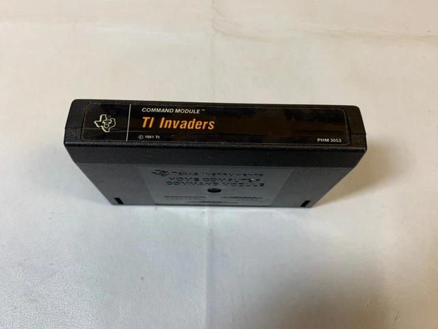 TI INVADERS TEXAS Instruments TI-99/4a Command Module Game Cartridge $9 ...